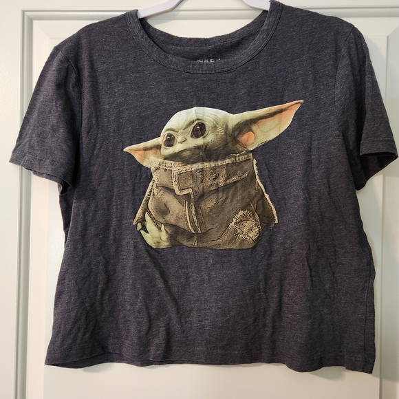 Fifth Sun | Tops | Fifth Sun Juniors Charcoal Tshirt With Baby Yoda ...